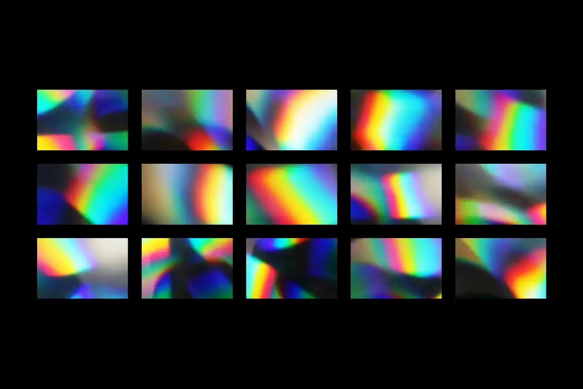 Holographic Foil Gradient Textures Free Download