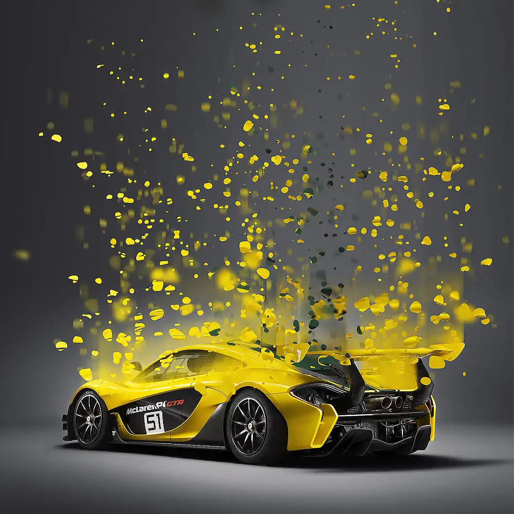 Molecular Dispersion - Moleculum - Photoshop Action - Brushes Pack