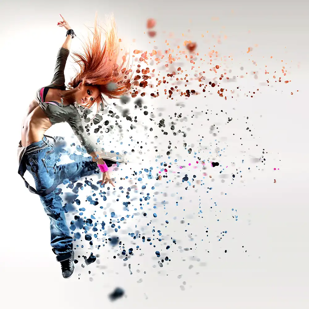 Molecular Dispersion - Moleculum - Photoshop Action - Brushes Pack