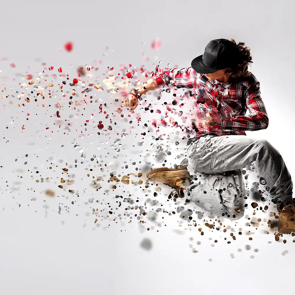 Molecular Dispersion - Moleculum - Photoshop Action - Free Download