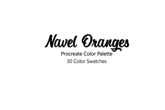 Navel Oranges Procreate Color Palette Free Download