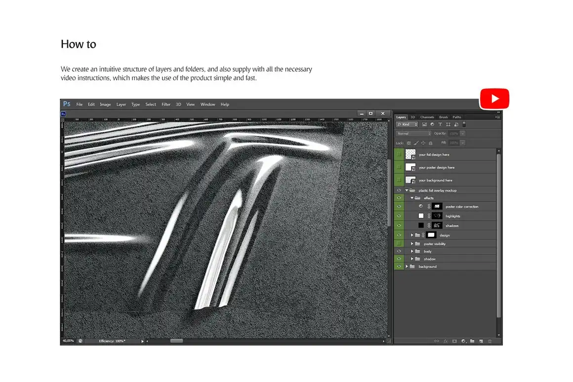 Plastic Foil Overlay Mockups - Free Download