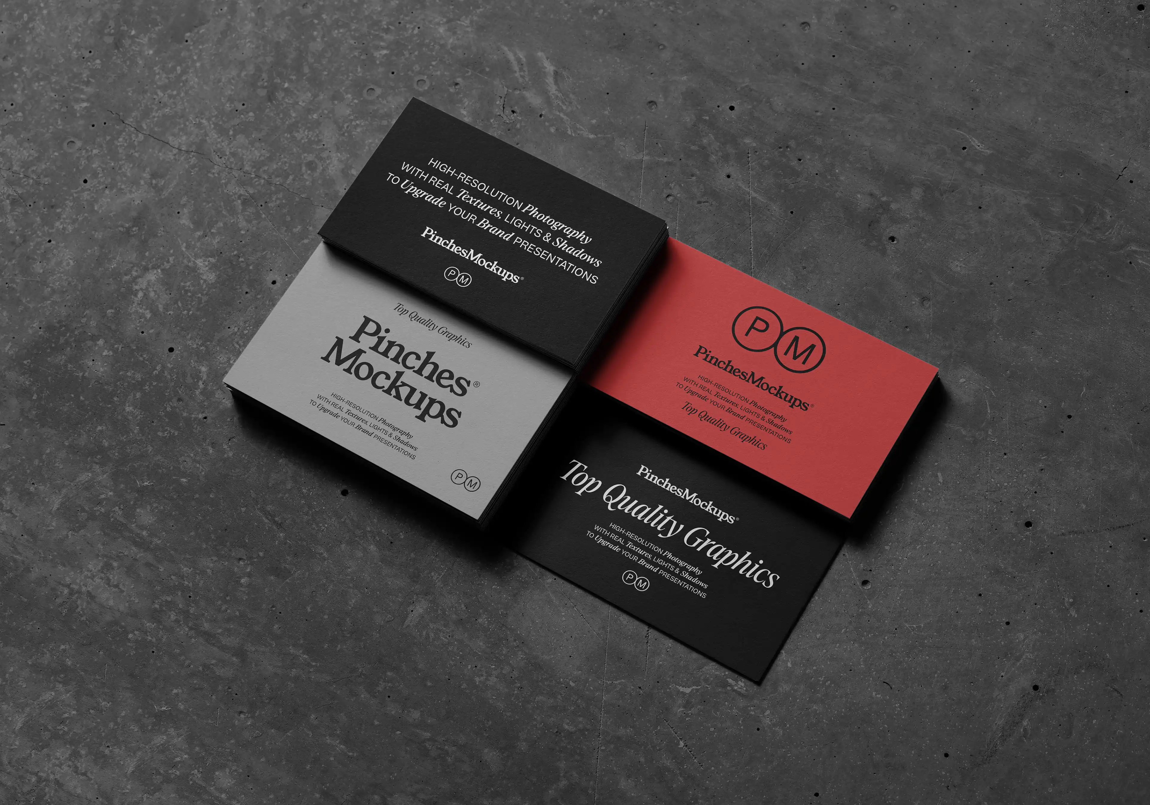 PM_BC-Ø4 - Business Cards Mockup - Free Download