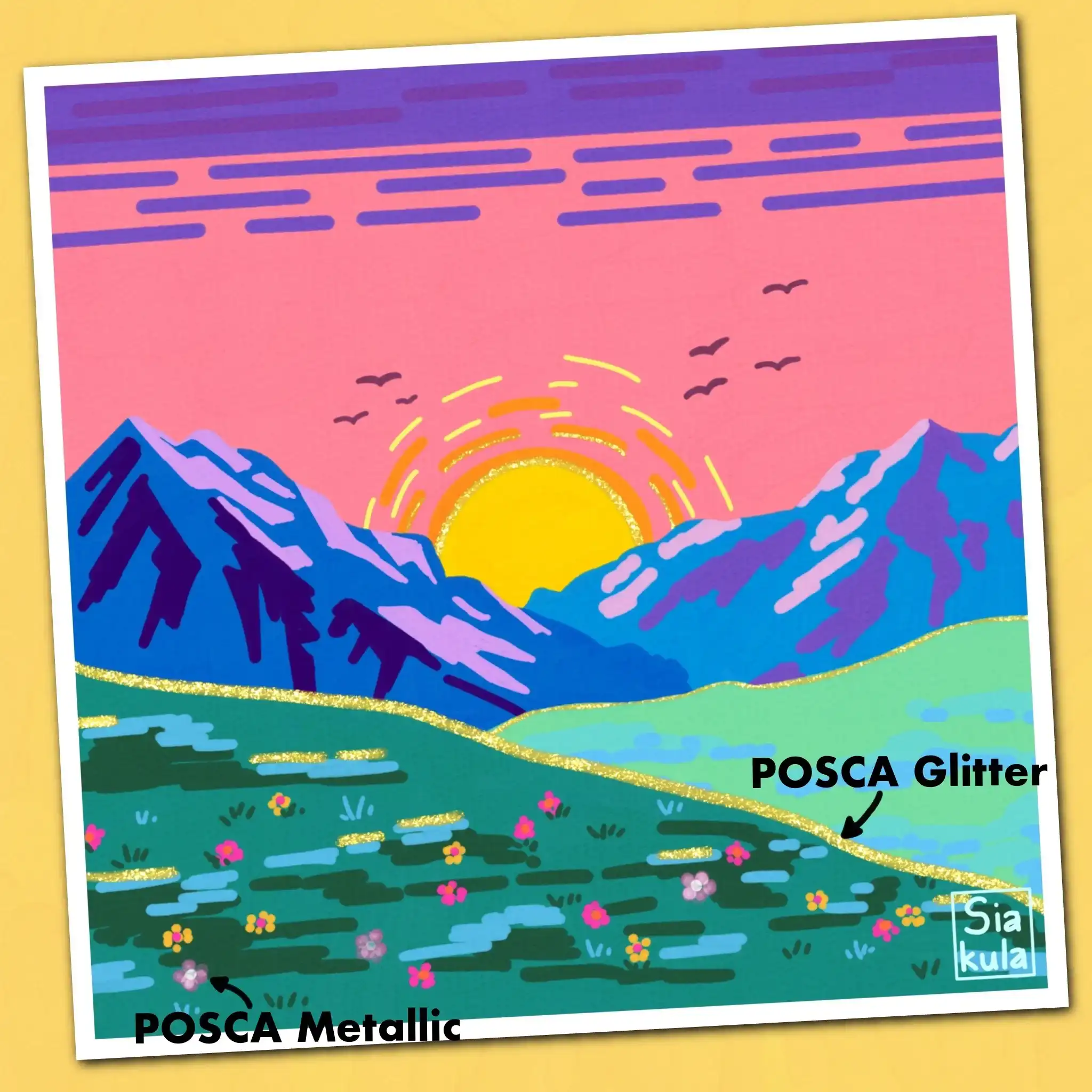 POSCA Brush Set for Procreate Free Download