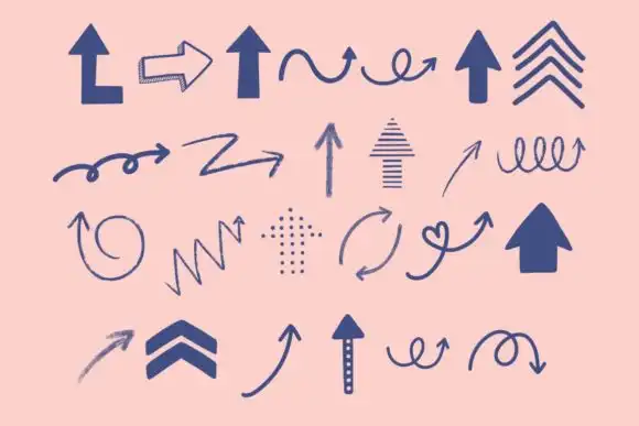 Procreate Arrows Stamp Brushes - Brushes Pack