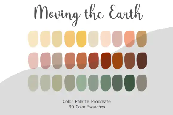 Procreate Color Palette Earth Tone Free Download