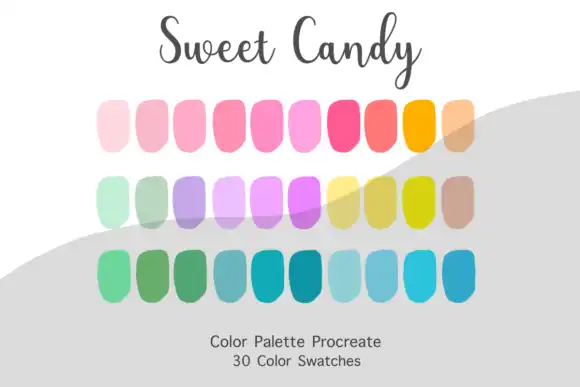 Procreate Color Palette Sweet Candy Free Download