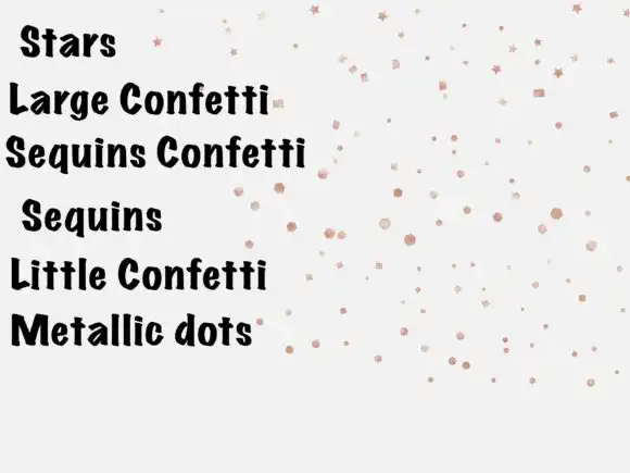 Procreate Metallic Confetti Brushes - Brushes Pack