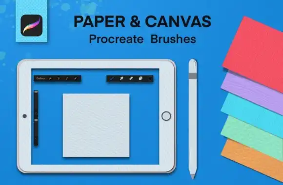 Procreate Paper Texture Brushes Free Download