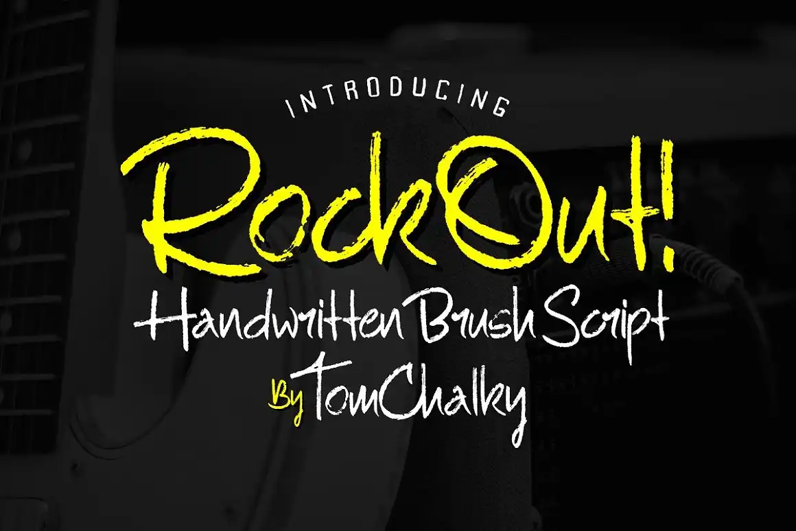RockOut! Script + Bonus Font Free Download