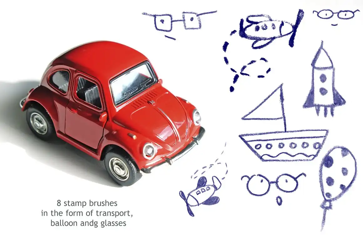 Scribble-PS Brushes Free Download