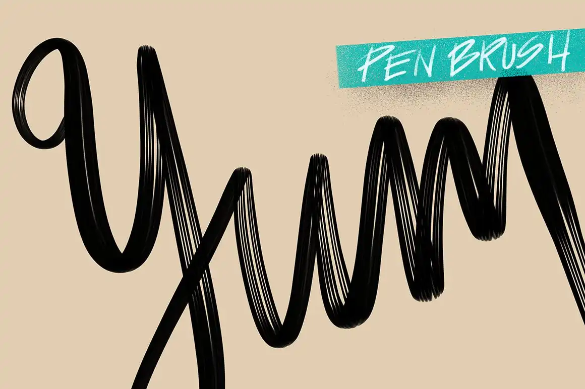 "Skid" Procreate lettering brushes Free Download