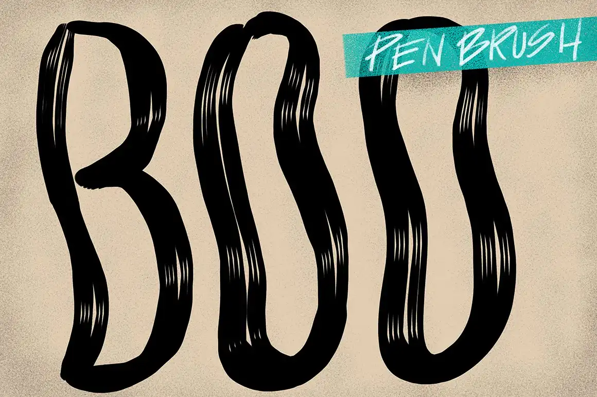 "Skid" Procreate lettering brushes Free Download