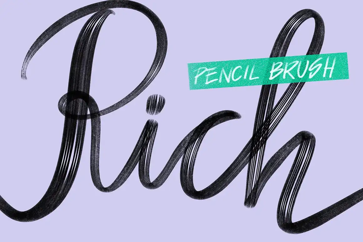 "Skid" Procreate lettering brushes Free Download