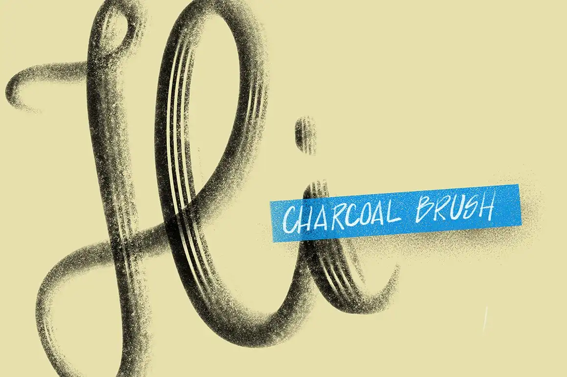 "Skid" Procreate lettering brushes Free Download