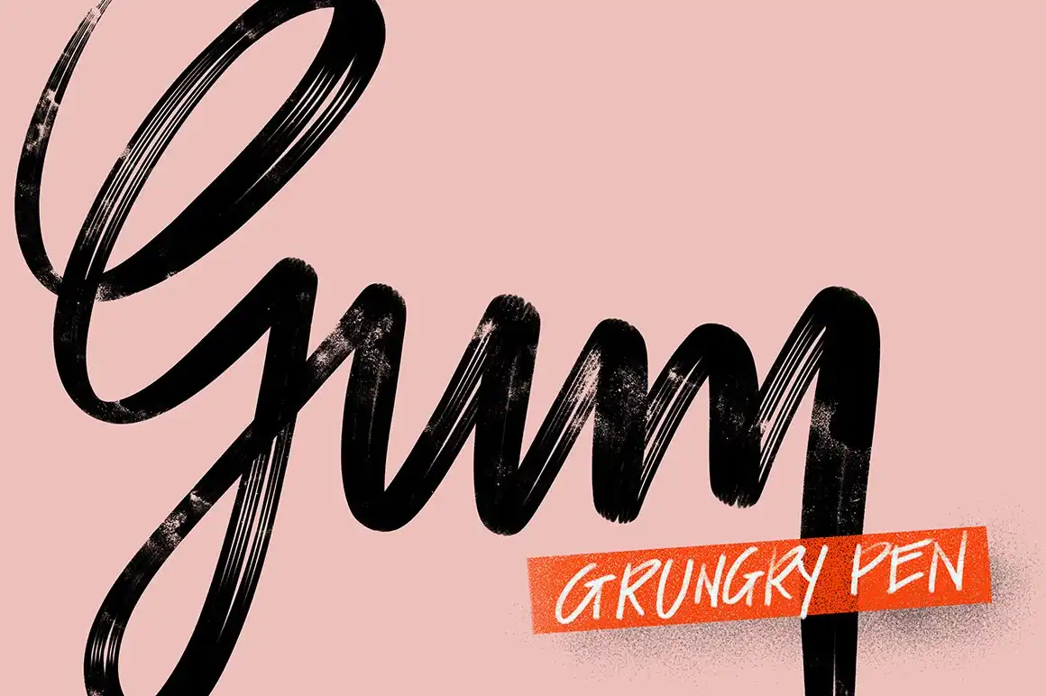 "Skid" Procreate lettering brushes - Free Download