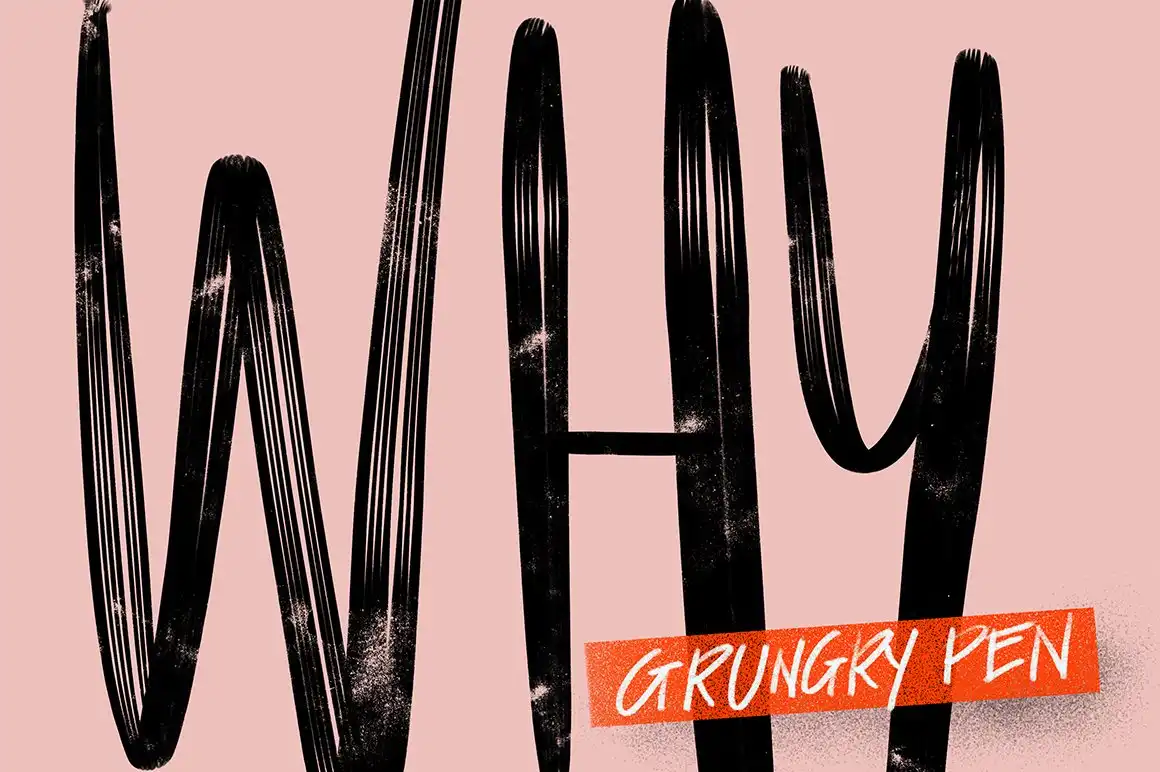 "Skid" Procreate lettering brushes - Free Download