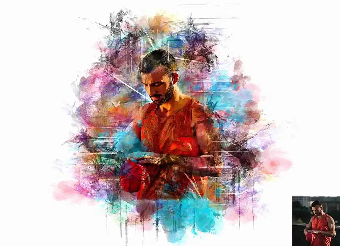 Speed Painting Photoshop Action Free Download