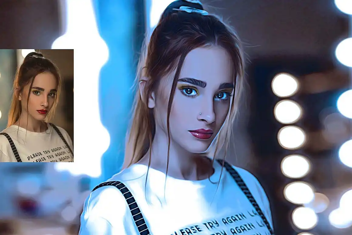 Speed Painting Photoshop Action Free Download