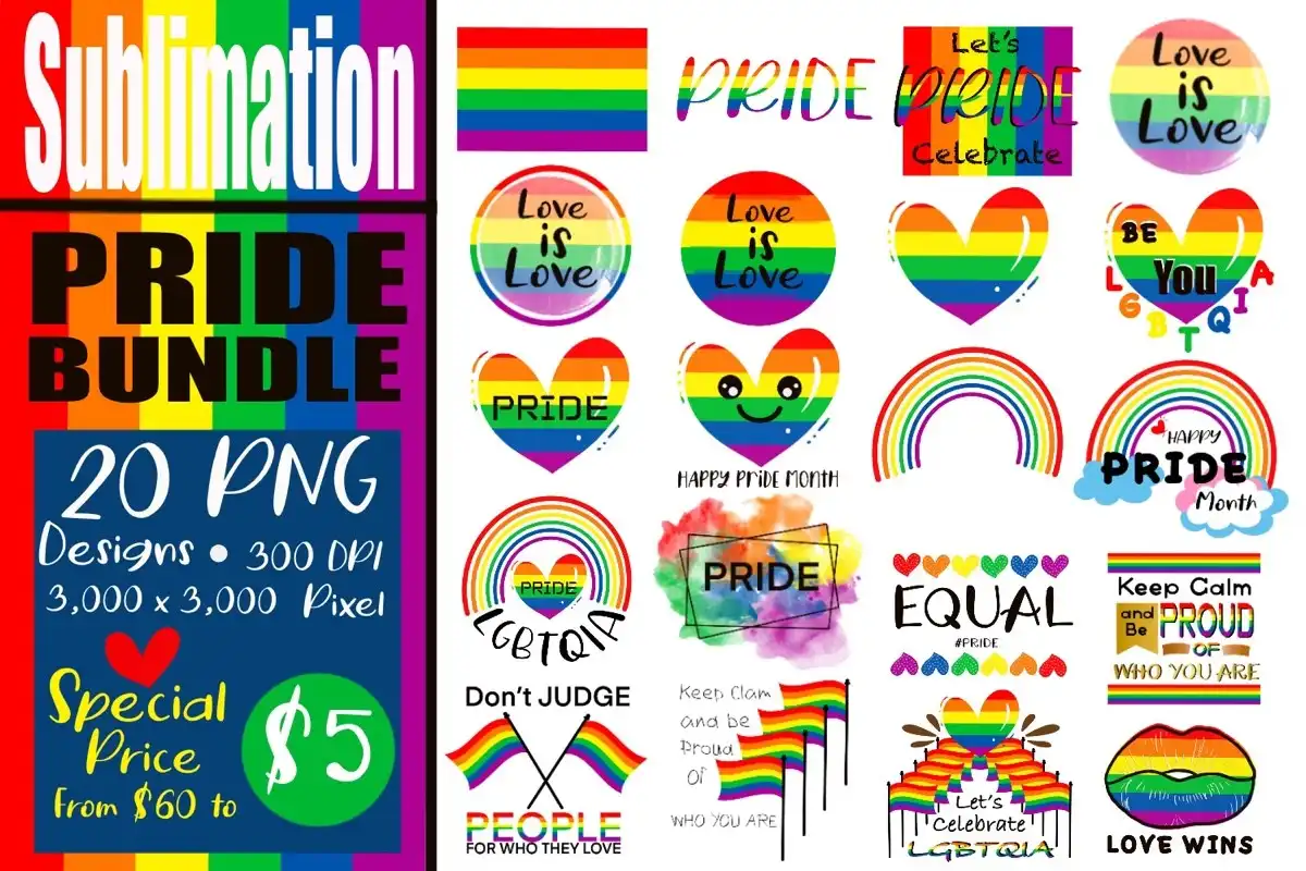 Sublimation Pride Bundle Free Download