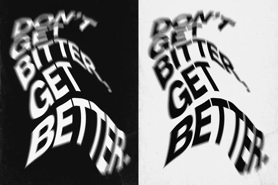 Warped Photoshop Text Effects Free Download