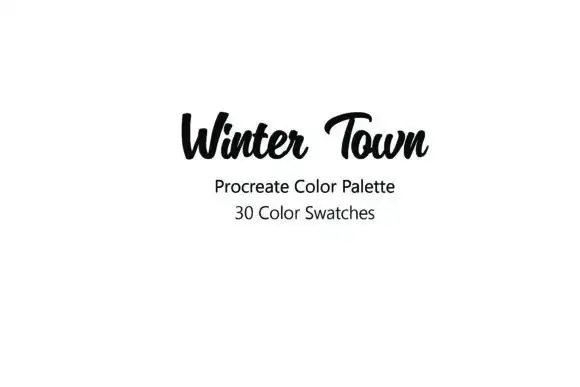 Winter Town Procreate Color Palette - Free Download
