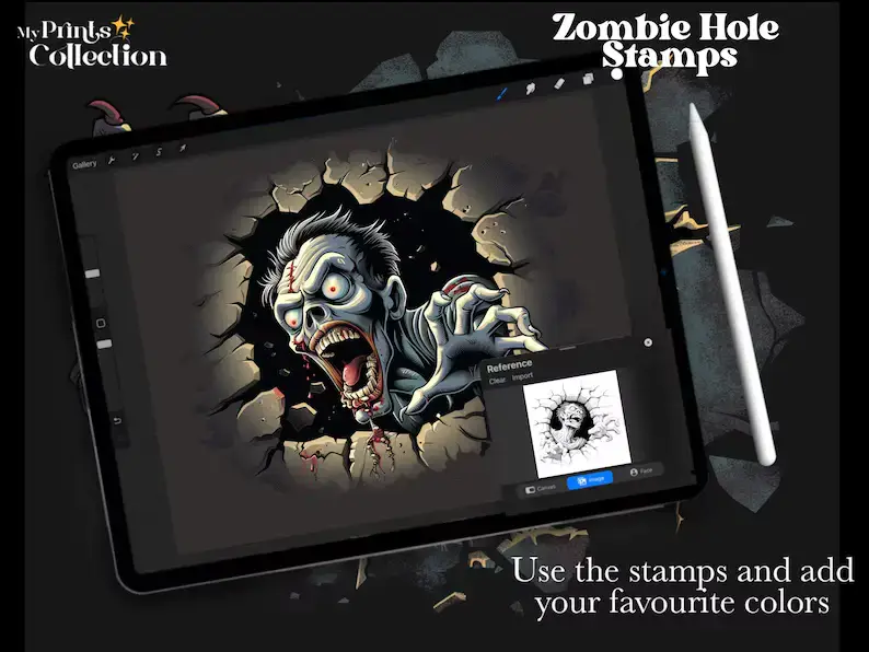 100+ Procreate Zombie Hole Stamps Free Download