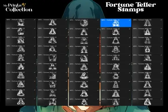 100+ Procreate Fortune Teller Stamps - Free Download