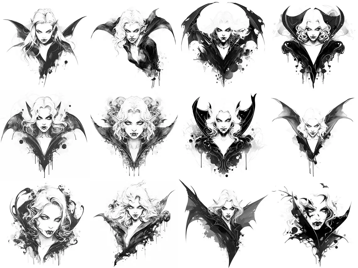 100+ Procreate Vampire Stamps Free Download