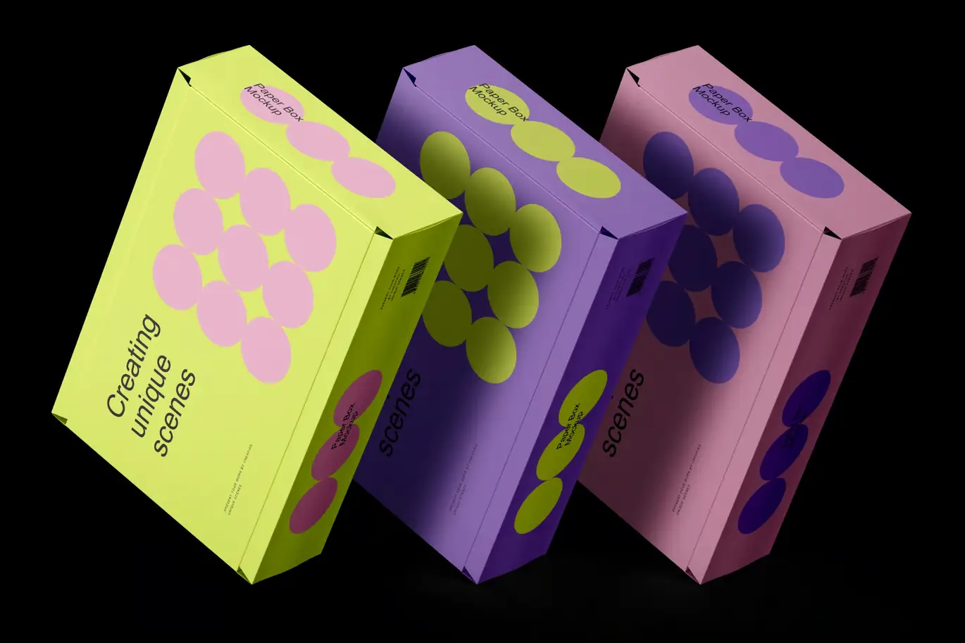 Paper Boxes Mockup - Free Download