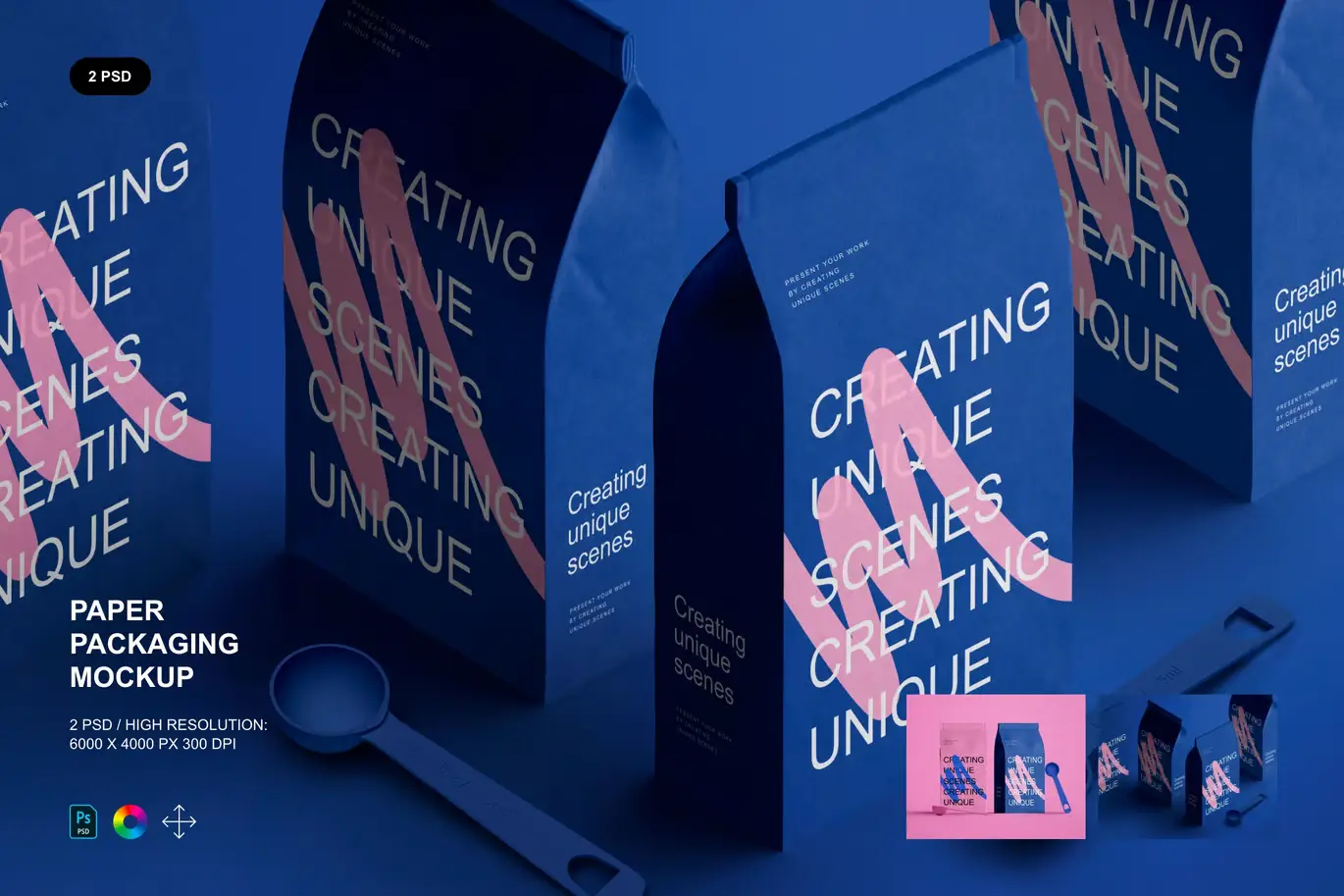 Paper Packaging Mockup Free Download