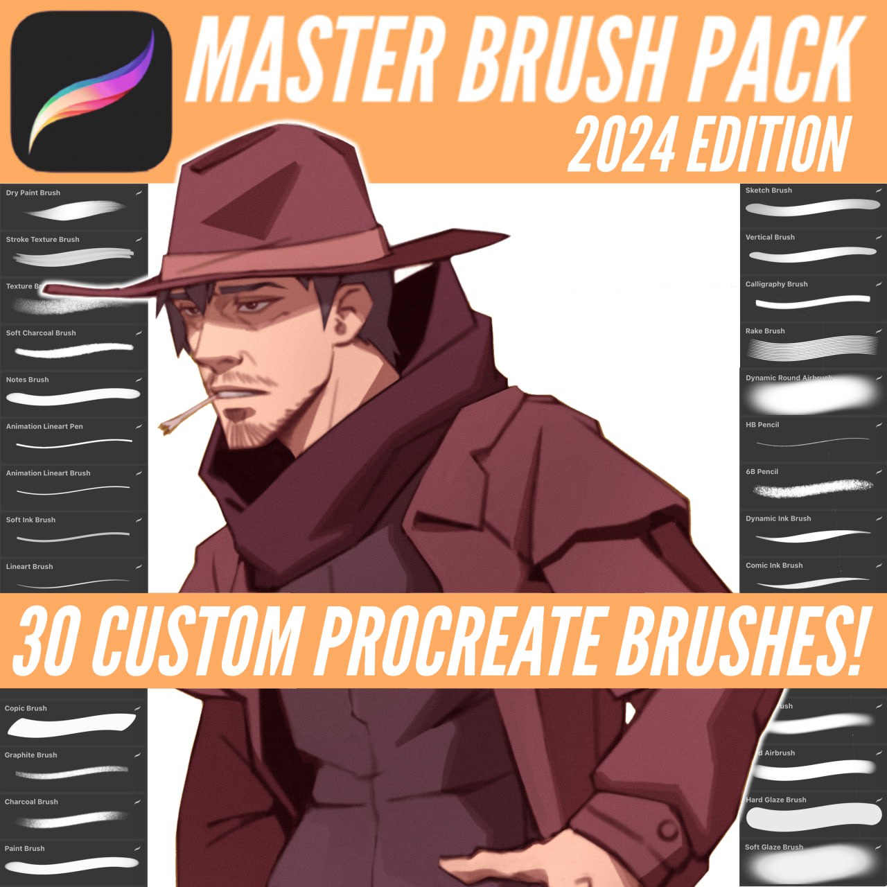 Procreate Master Brush Pack - Brushes Pack