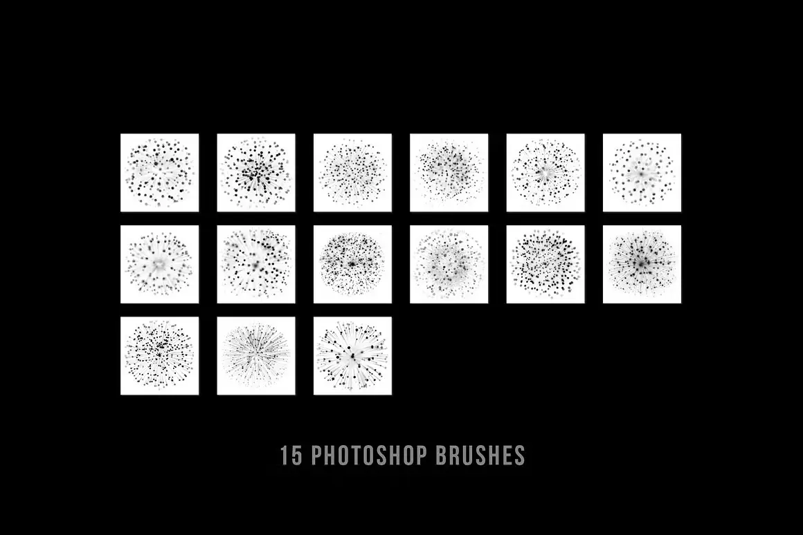 Bokeh fireworks photoshop brushes Free Download