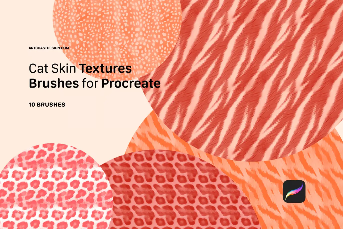 Cat Skin Procreate Texture Brushes Free Download