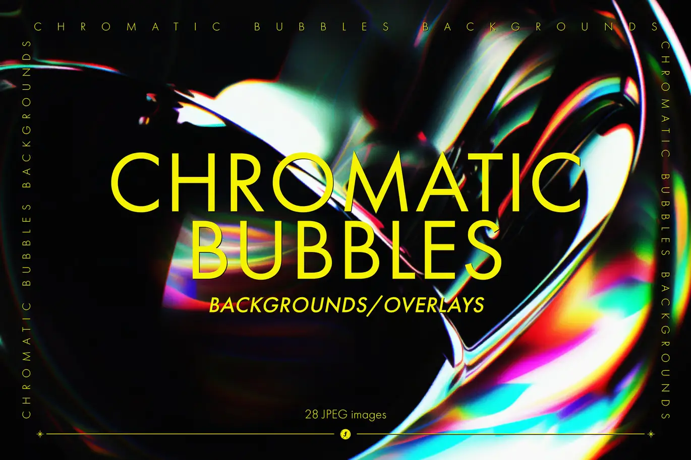 Chromatic Bubbles Backgrounds & Overlays - Free Download