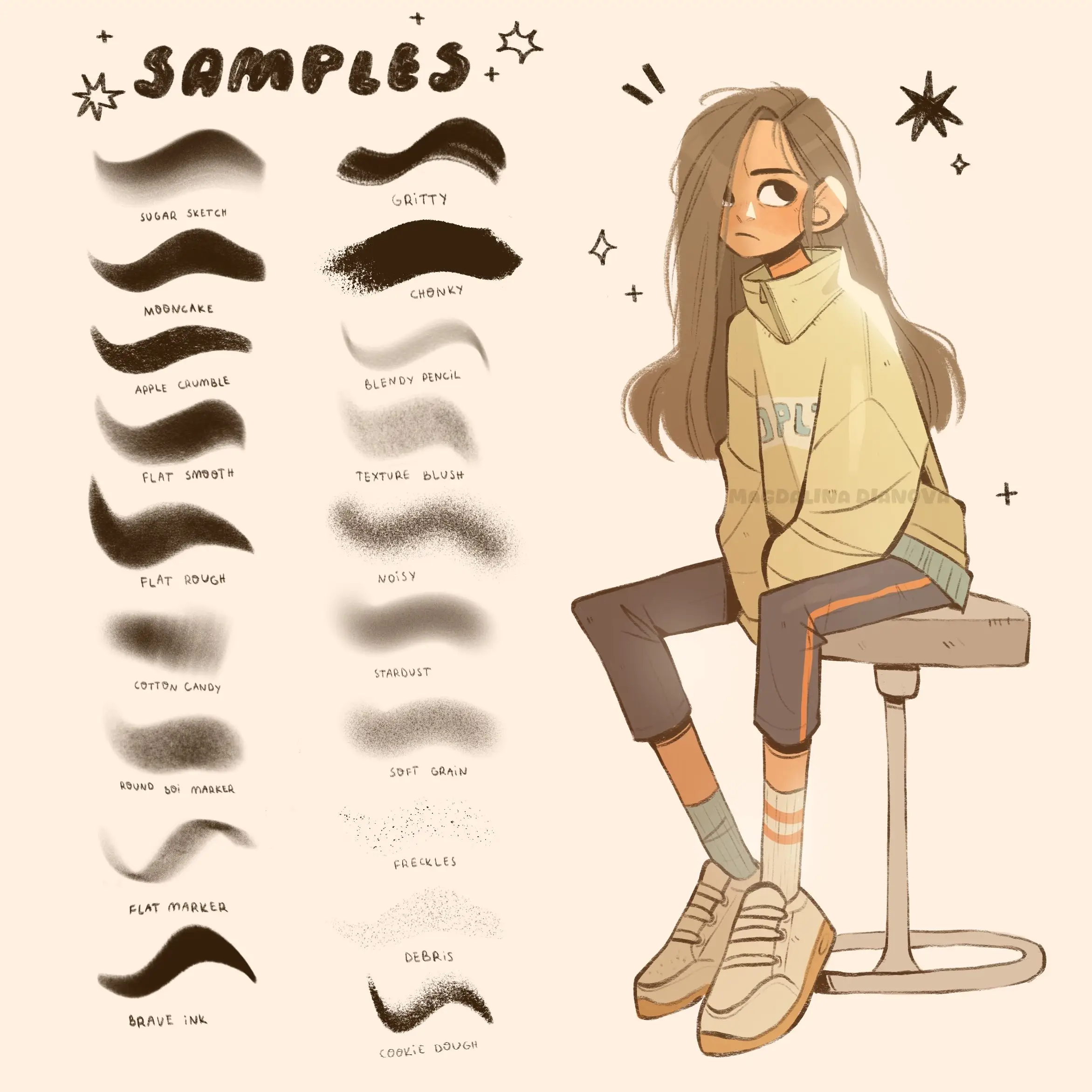 Cosmic Cookie - Brushes for Procreate - Brushes Pack