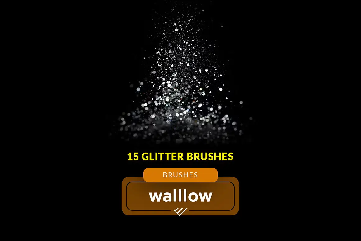 Glitter dust photoshop brushes Free Download