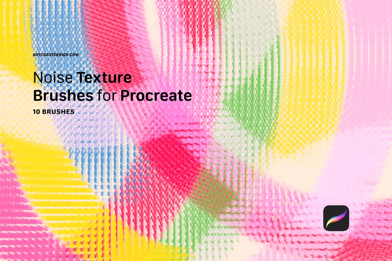 Noise Procreate Retro Brushes - Free Download