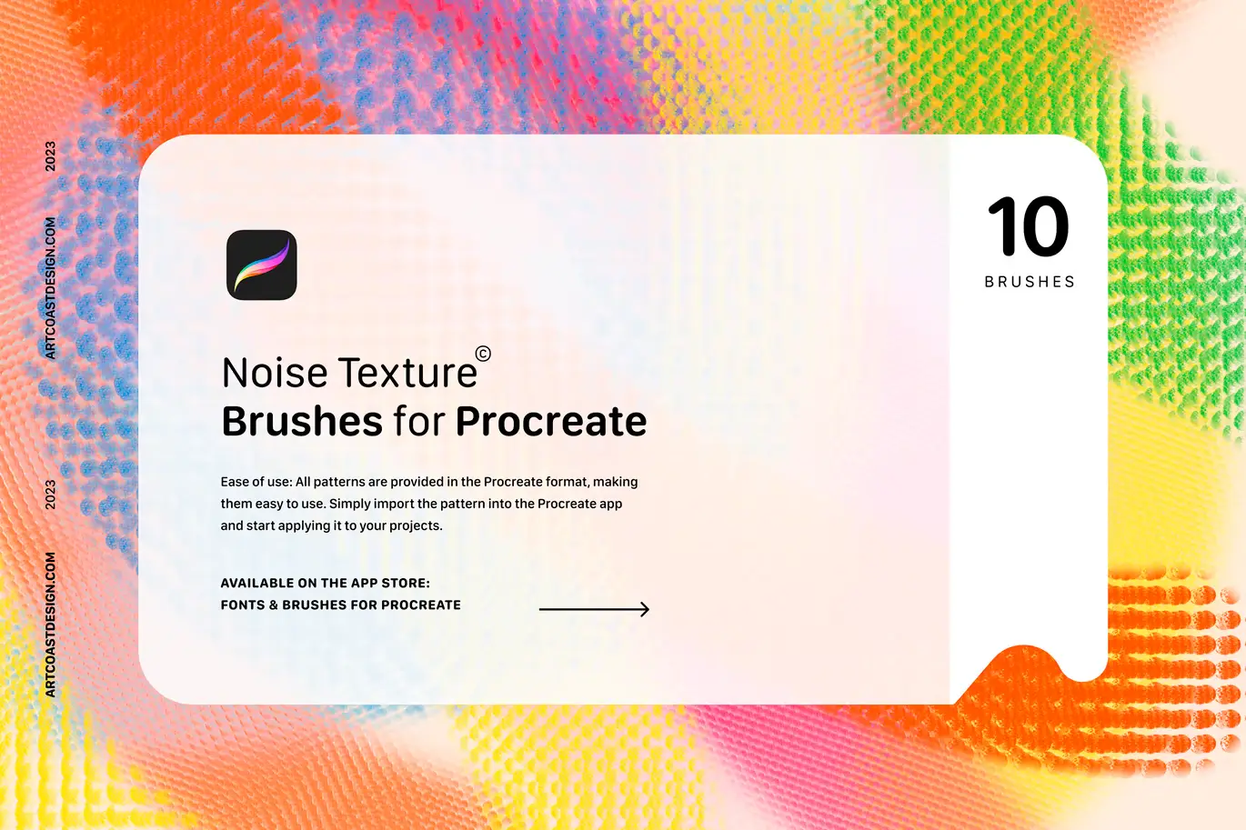 Noise Procreate Retro Brushes - Free Download