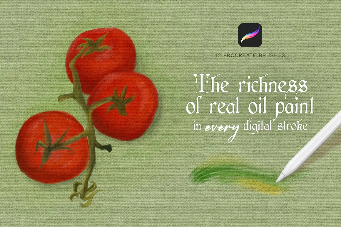 Oil Paint Procreate Brushes Free Download