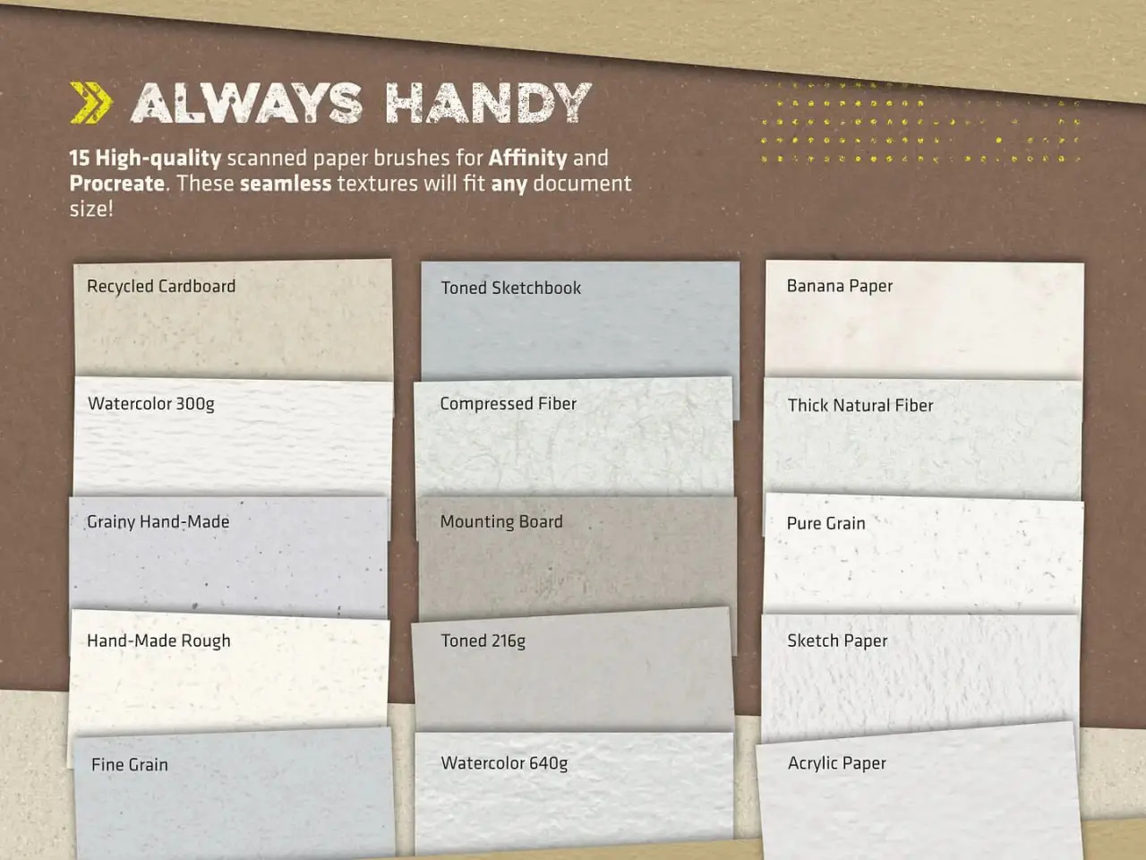 Paper Block Procreate Brush Pack - Free Download