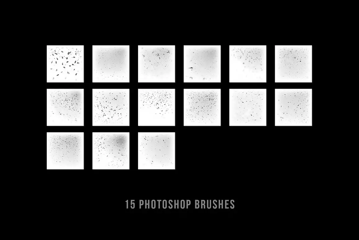 Party confetti photoshop brushes - Brushes Pack