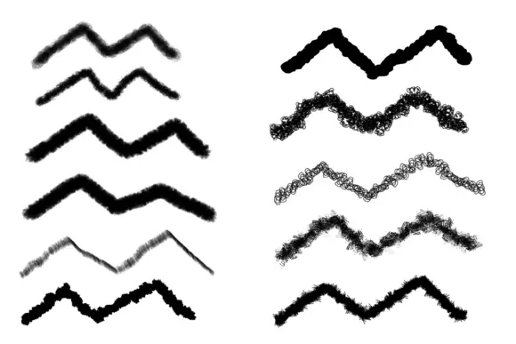 Photoshop Drawing Brushes - Set of 52 Free Download