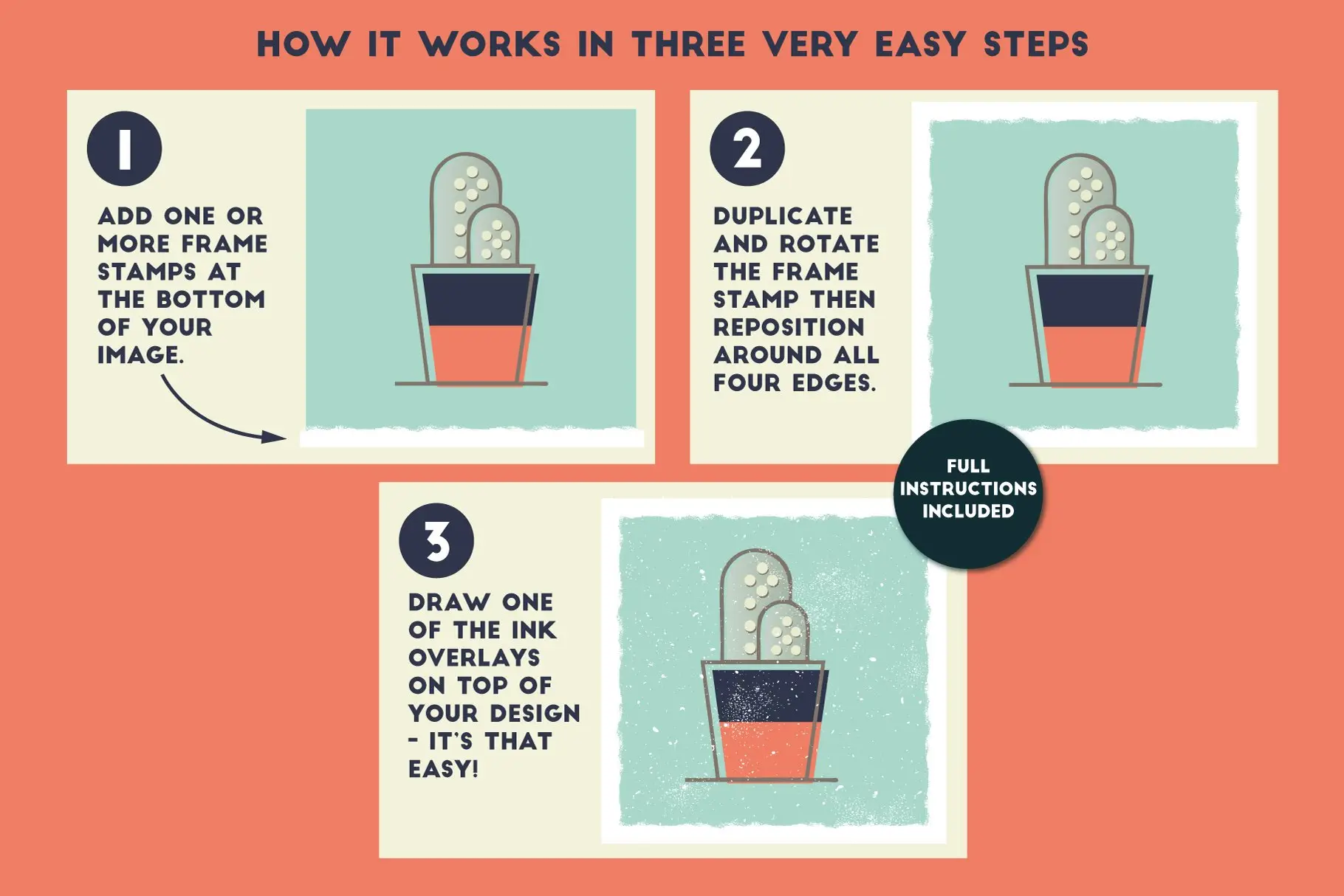 Poster Press – Screen-print Creator – Procreate - Brushes Pack