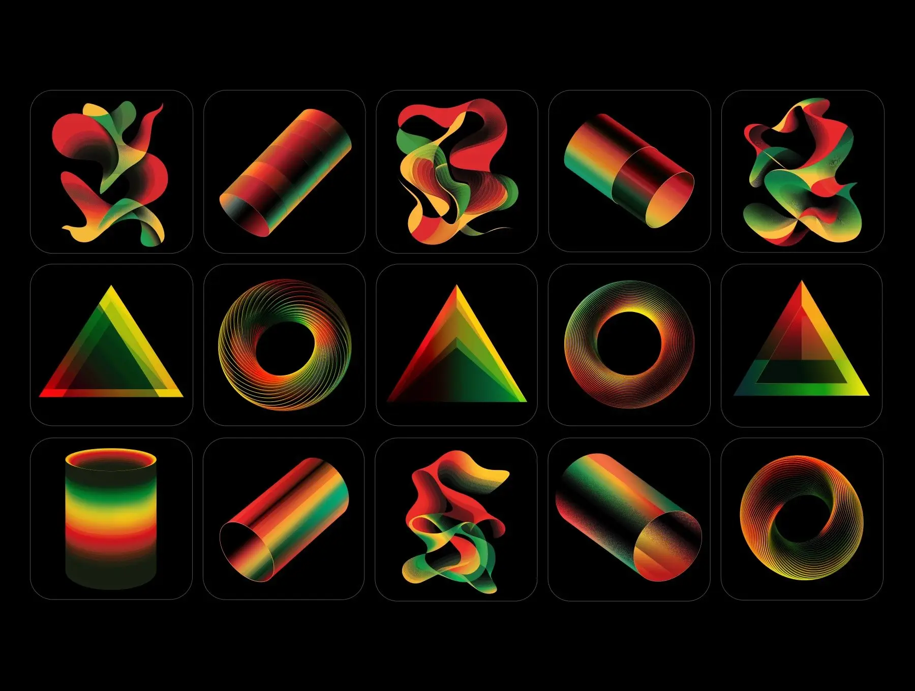 Retrica – Colorful Shapes - 30 high resolution colorful shapes - Free ...