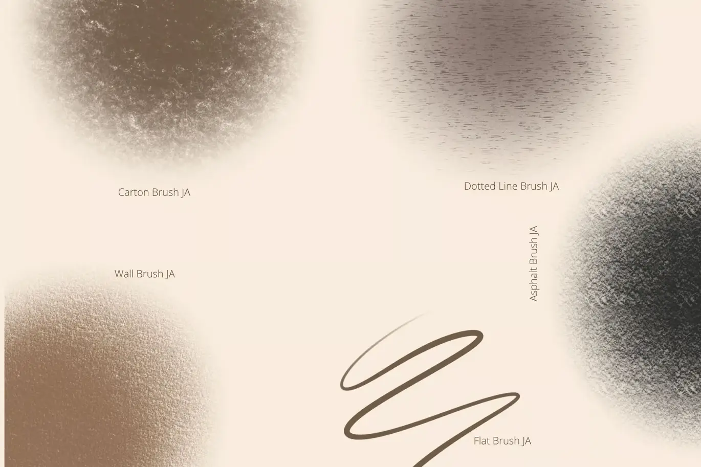 Texture brushes for Procreate - Brushes Pack