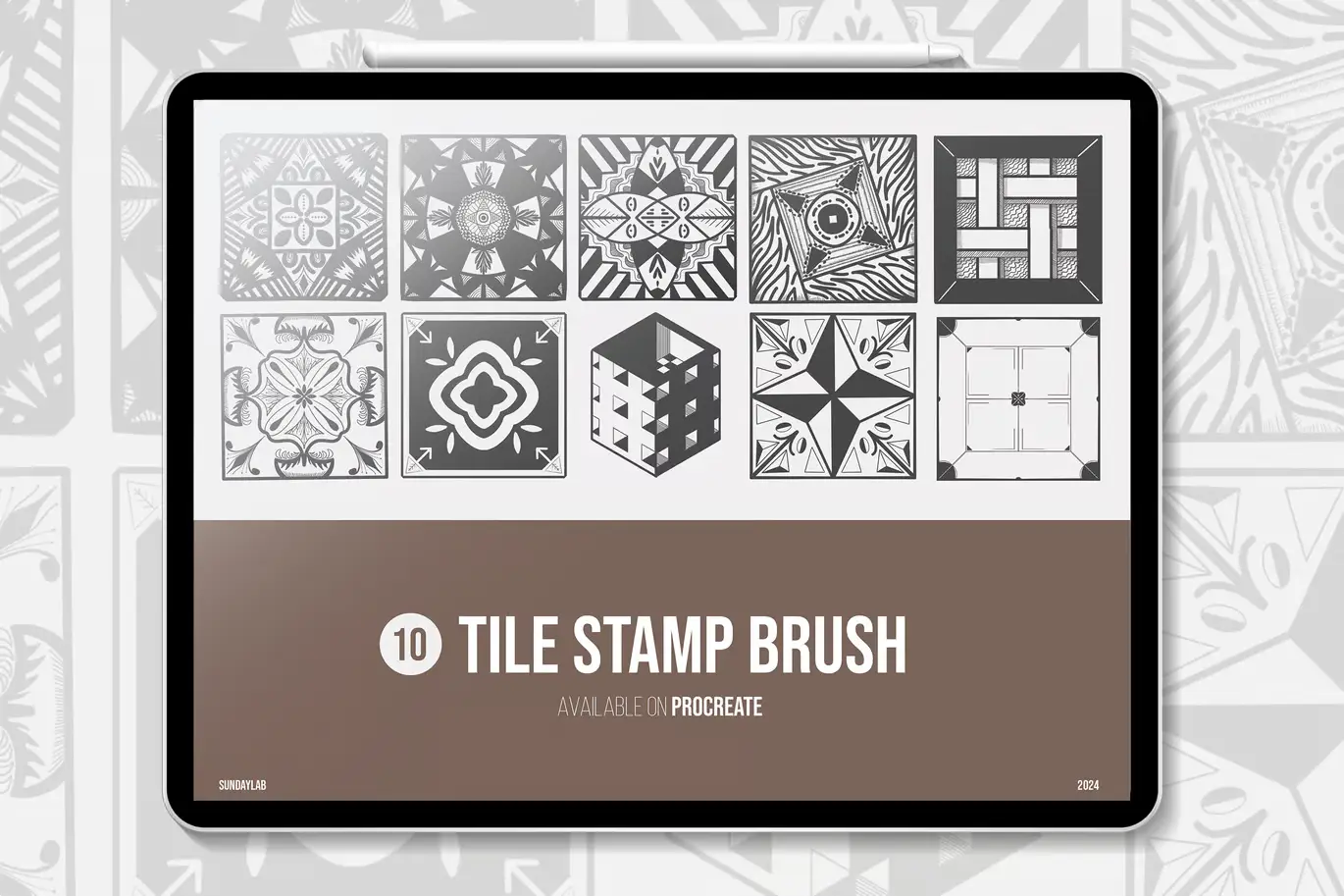 Tile Stamp Brushes - Free Download