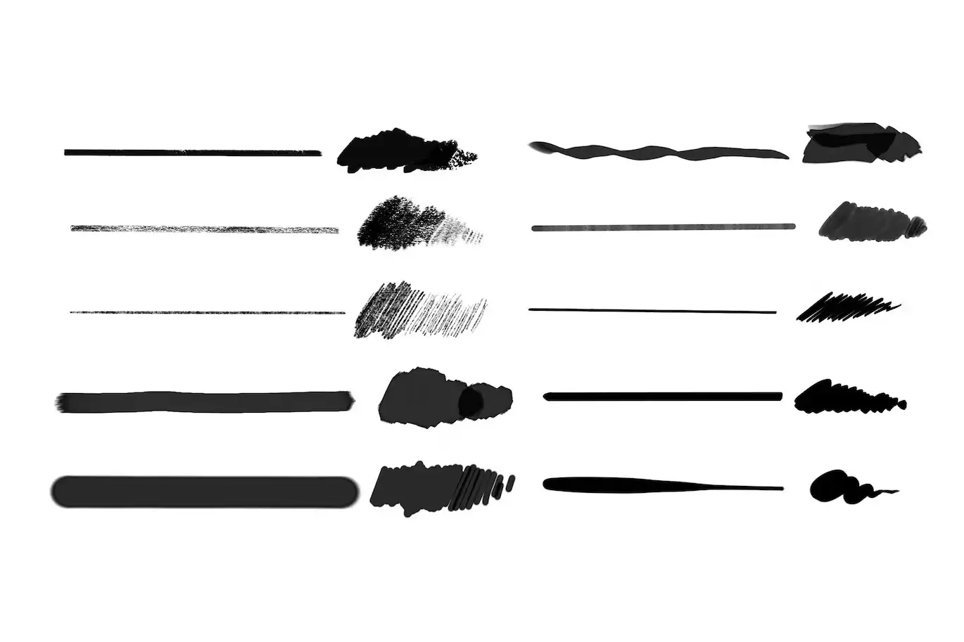 10 Pencil Case Brushes Procreate - Free Download