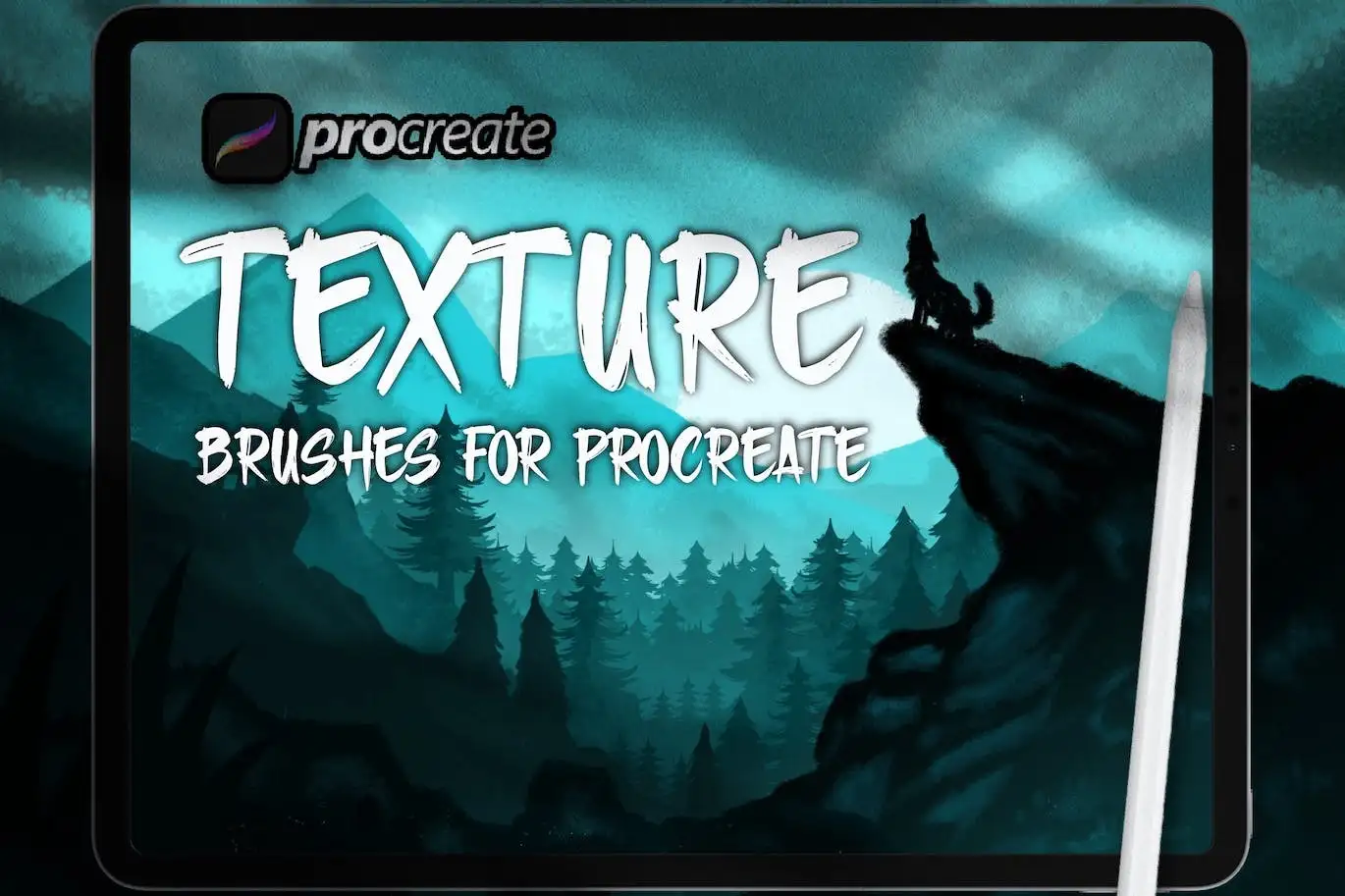 Dans Manual Drawing Texture brush Procreate Free Download