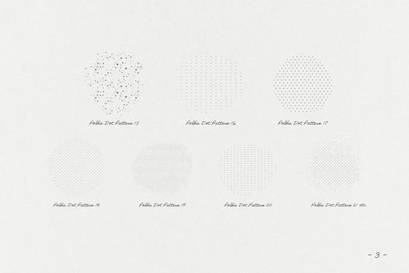 Dotting Pattern Procreate Brushes Free Download